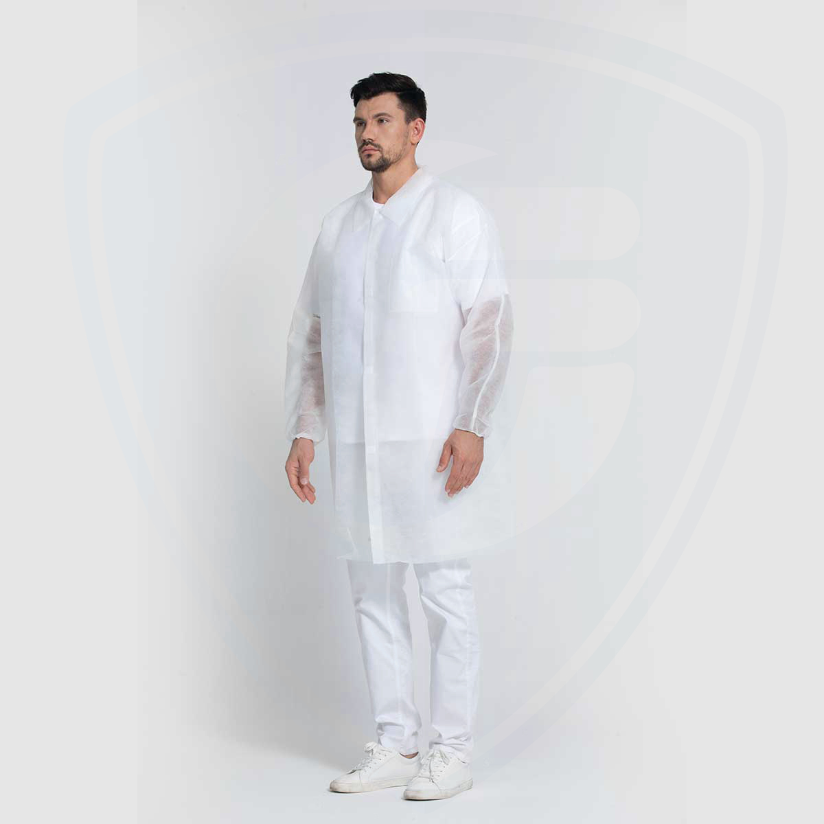Disposable Polypropylene Lab Coat Protective Lab Coat PP Lab Coat from ...