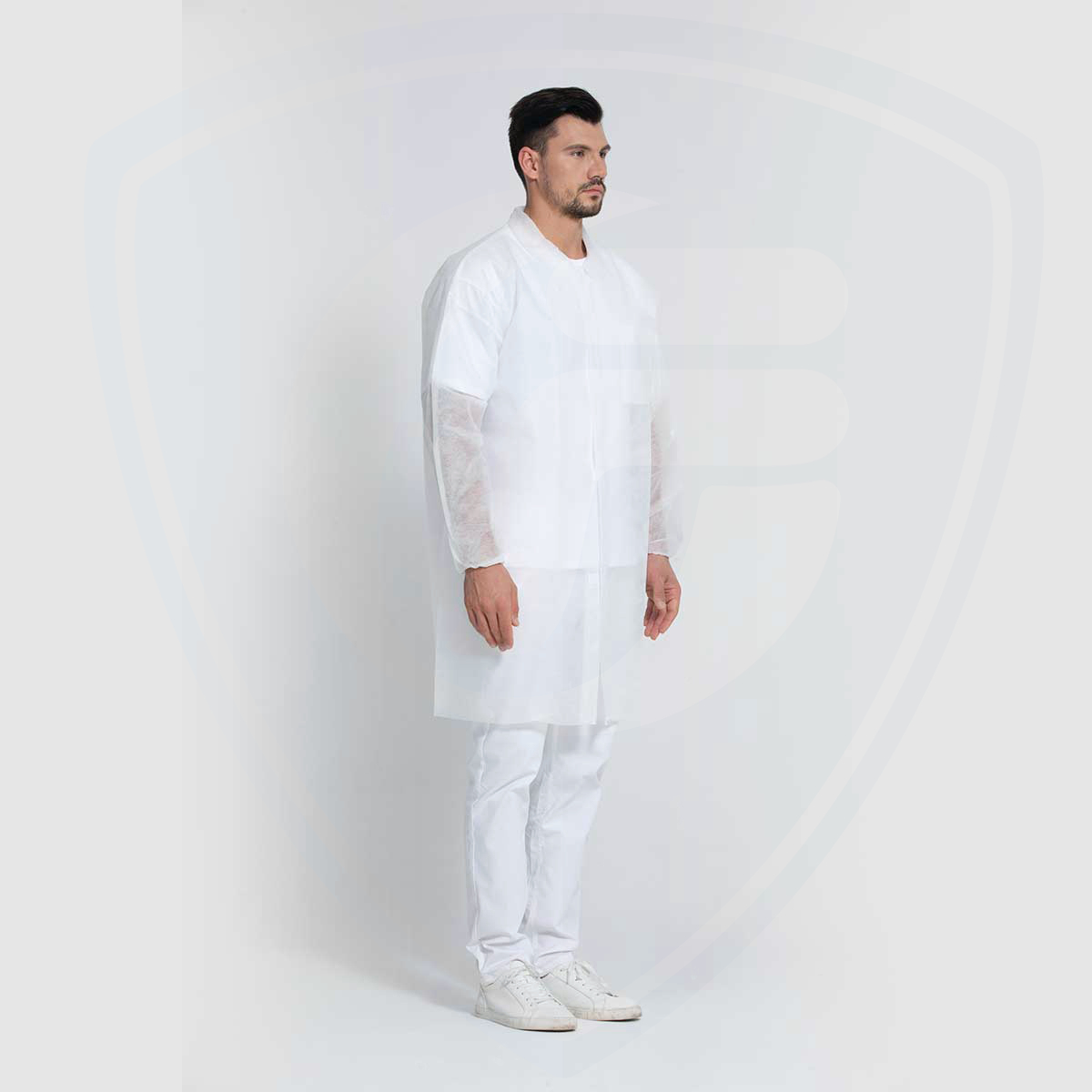 Disposable Polypropylene Lab Coat Protective Lab Coat PP Lab Coat from ...